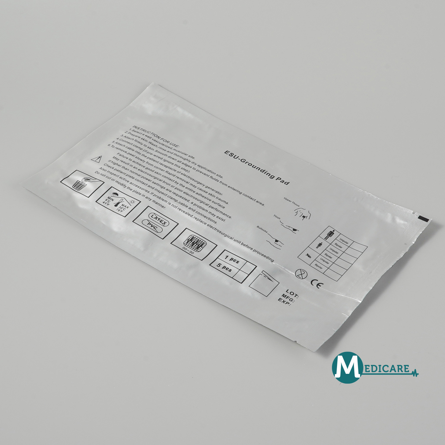 Electrosurgical Grounding Pad - Ningbo Medicare